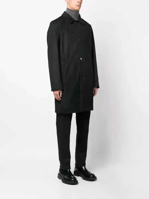 KIRED Long-sleeve Cashmere Trench Coat