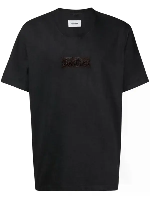 DOUBLET Logo-patch Organic Cotton T-shirt