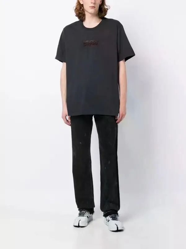 DOUBLET Logo-patch Organic Cotton T-shirt