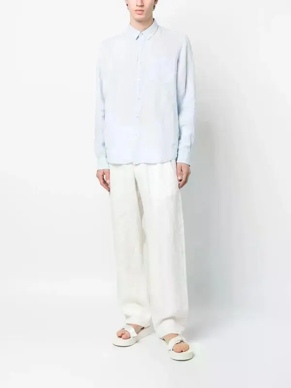 Vilebrequin Caroubis Long-sleeved Linen Shirt