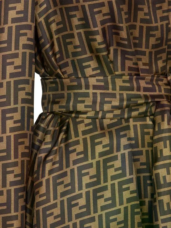 Fendi Ff Print Shirtdress