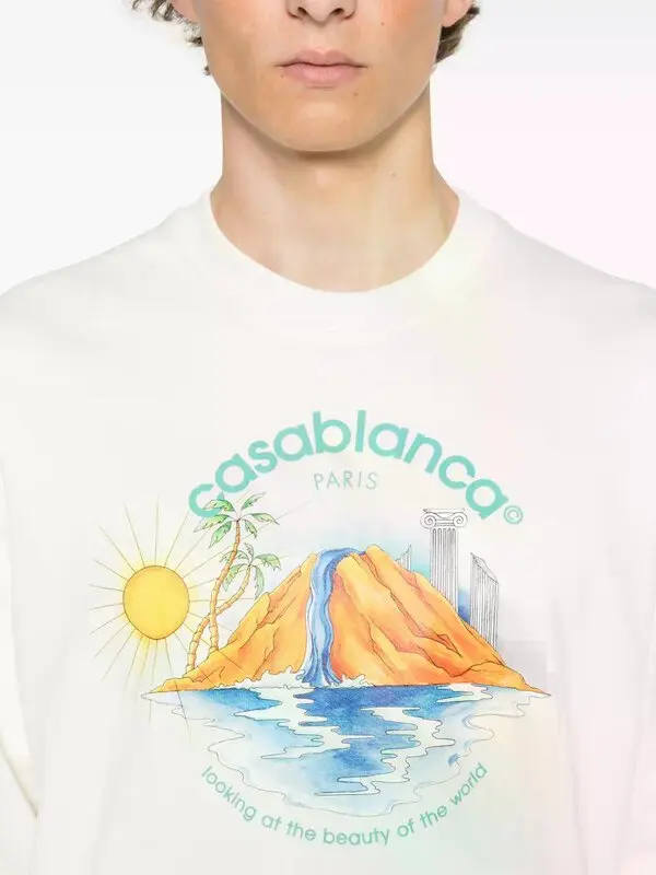 Casablanca Oasis Sweatshirt - White