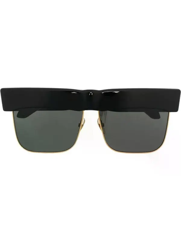 Linda Farrow Rosalie Square-frame Sunglasses - Black