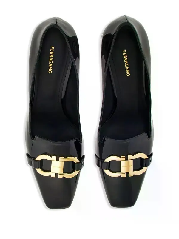 FERRAGAMO Leather Pumps - Black