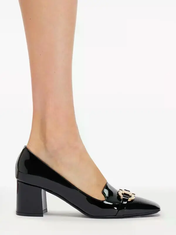 FERRAGAMO Leather Pumps - Black