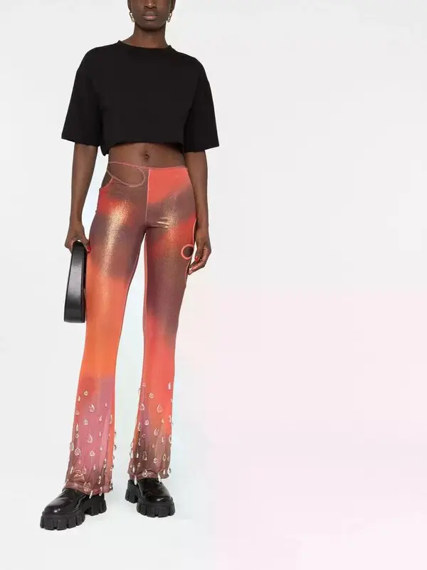 Gcds Sita Drops Flared Trousers