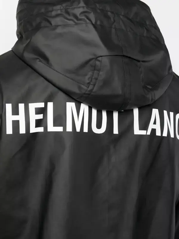 Helmut Lang Logo-print Drawstring Parka