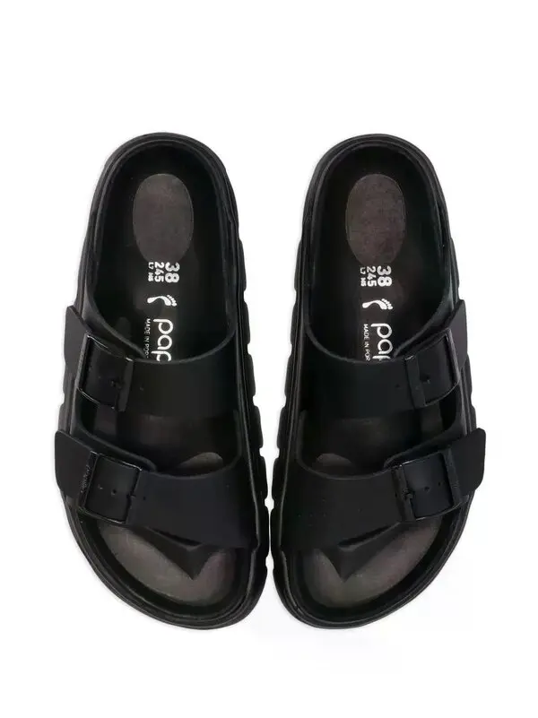 BIRKENSTOCK Papillio Arizona Buckled Slides In Nappa Leather