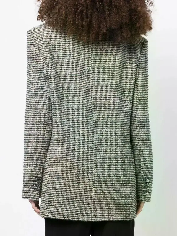0711 TBILISI Houndstooth Single-breasted Blazer