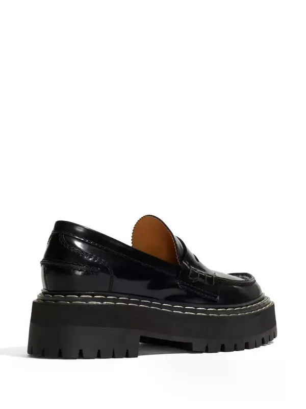 Proenza Schouler Lug Sole Leather Loafers