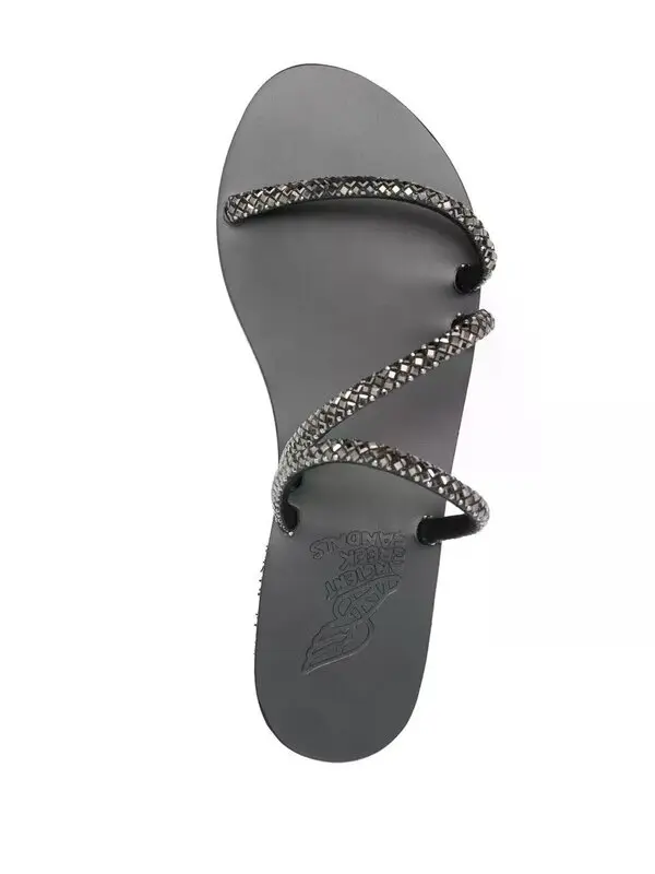 ANCIENT GREEK SANDALS Polytimi Crystal-embellished Sandals