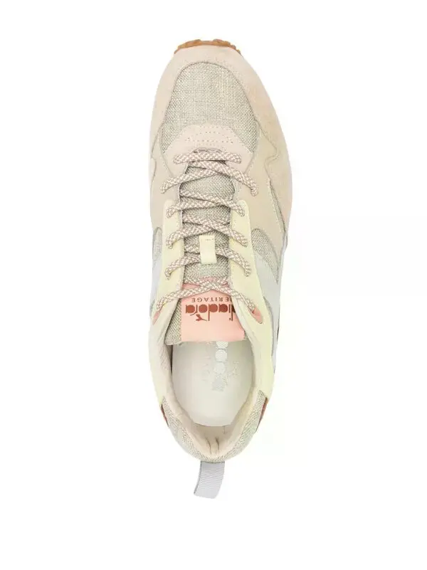 DIADORA Suede Almond-toe Low-top Sneakers