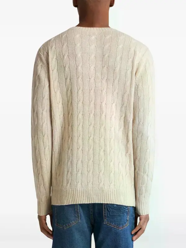 Etro Cable-knit Cashmere Sweater - Neutrals