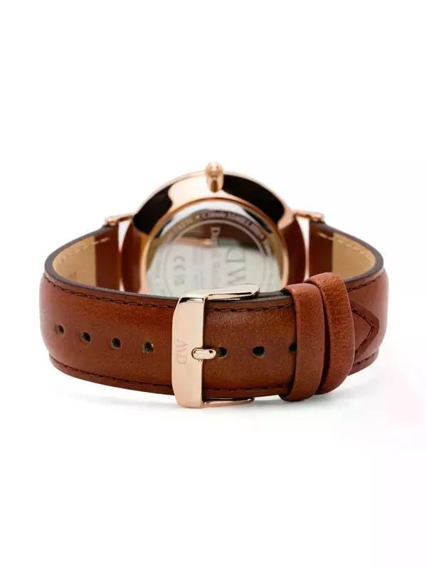 DANIEL WELLINGTON Rose Gold Plated Stainless Steel Quartz Watch