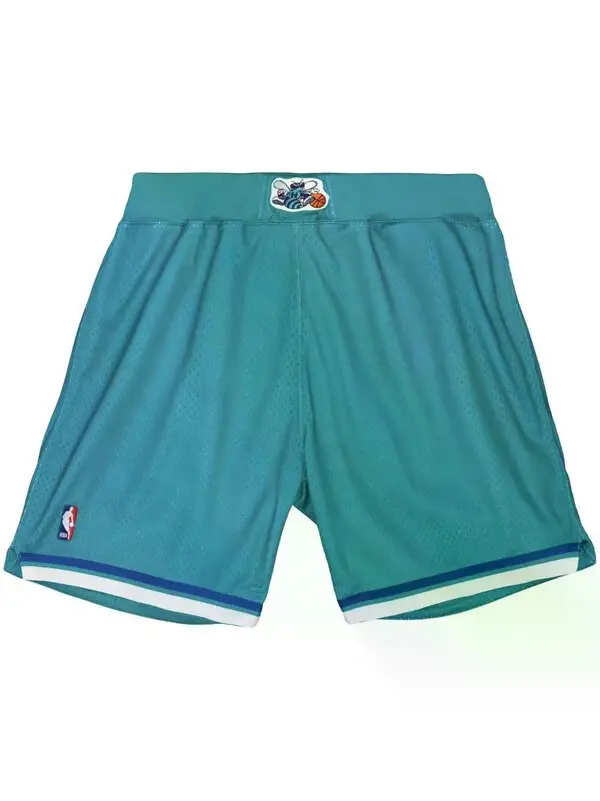Mitchell & Ness Nba Charlotte Hornets 1992-93 Authentic Road Basketball Shorts - Blue