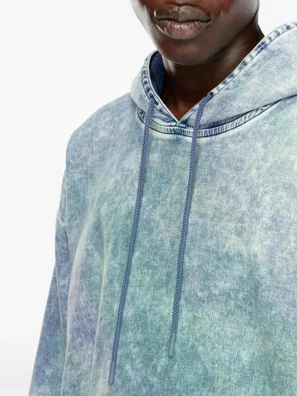 DIESEL® D-um-rib Denim Hoodie