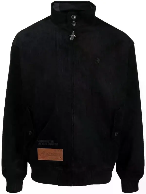 AAPE BY *A BATHING APE Cotton Logo-patch Bomber Jacket