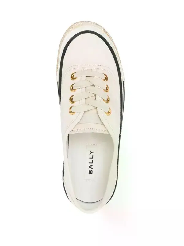 Bally Faded Suede Low-top Sneakers - Neutrals