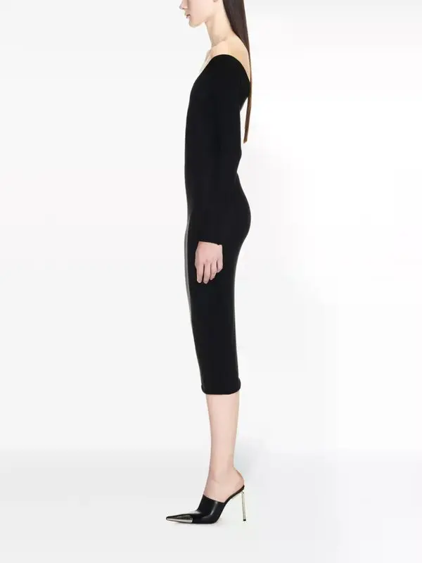 Off-White Off-stamp Off-shoulder Dress