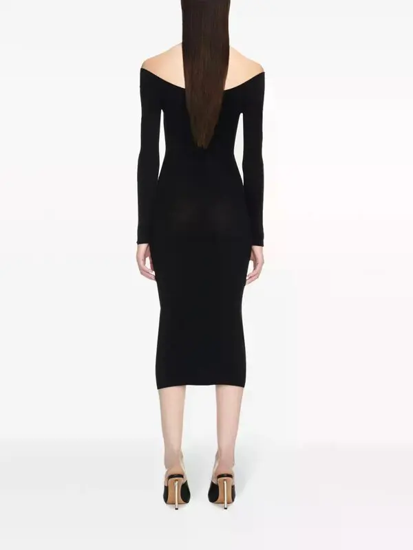 Off-White Off-stamp Off-shoulder Dress