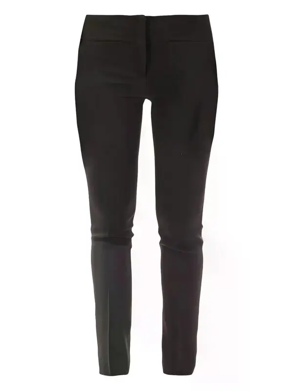 L' AUTRE CHOSE Slim-fit Tailored Trousers - Black