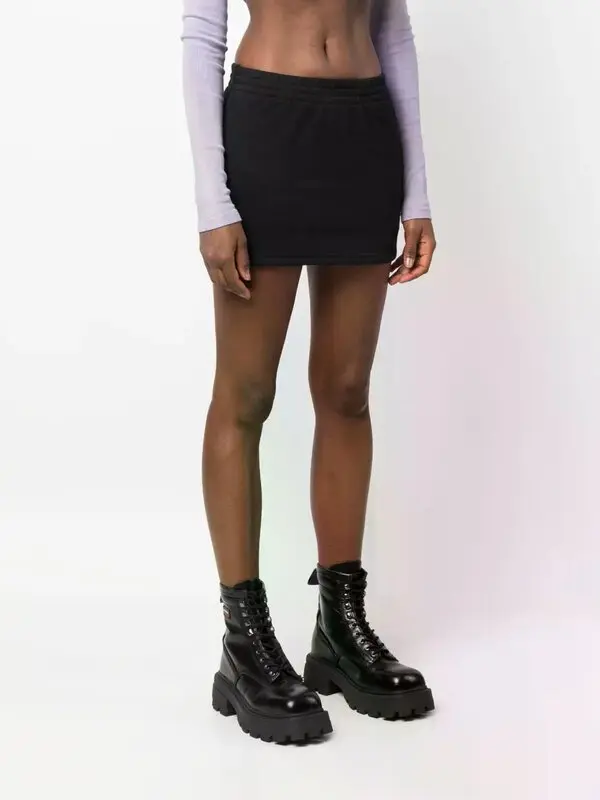 Vetements Elasticated Cotton-blend Mini Skirt
