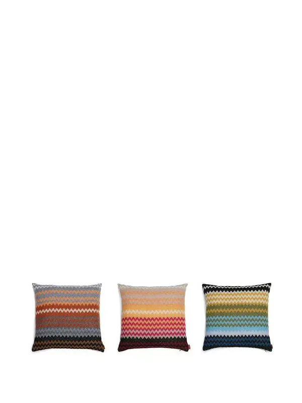 Missoni Humbert Geometric-pattern Cushion - Blue