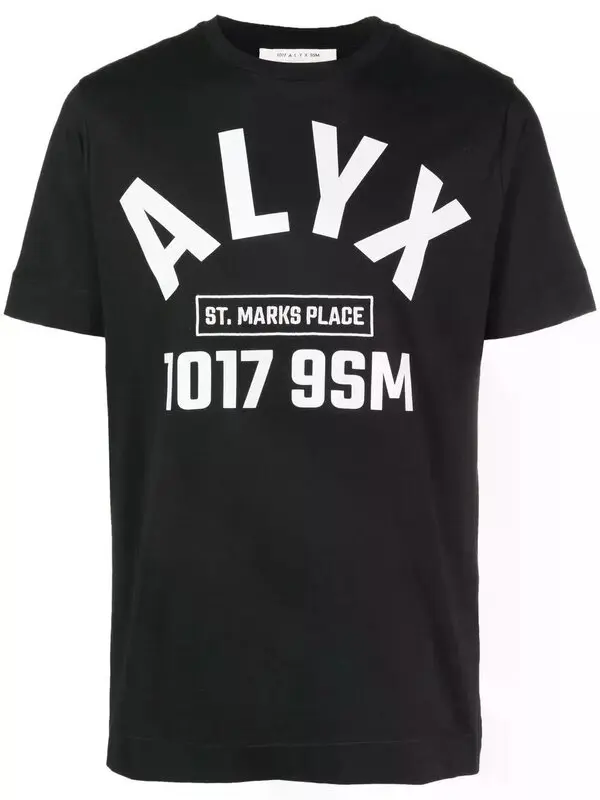 1017 Alyx 9sm Techno Logo-print T-shirt
