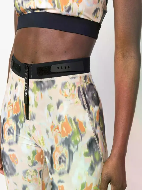 P.E Nation Graphic-print High-waisted Leggings