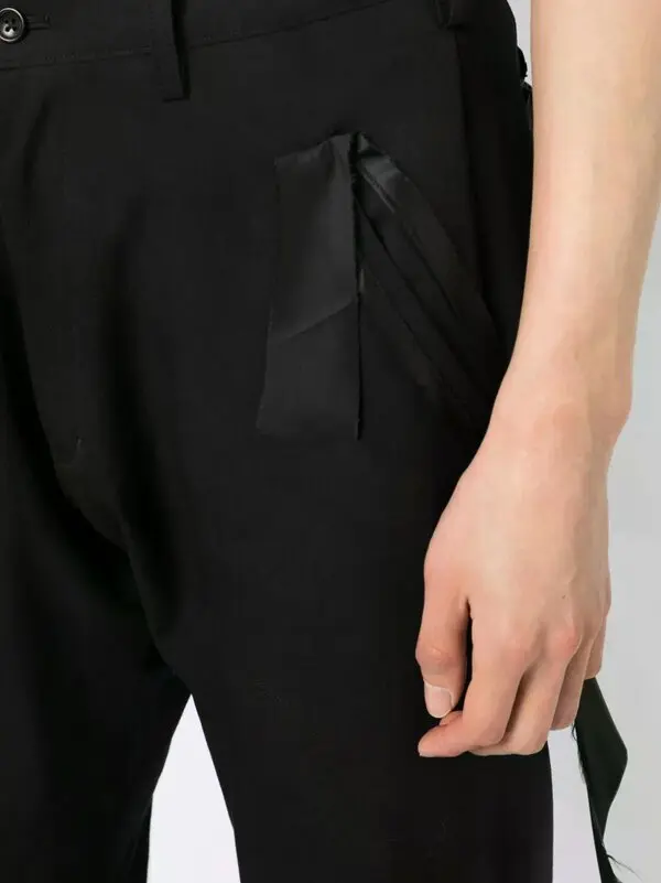 SULVAM Straight-leg Wool Trousers