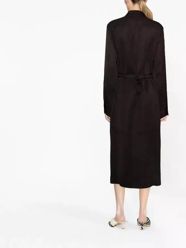 JIL SANDER Single-breasted Belted Coat
