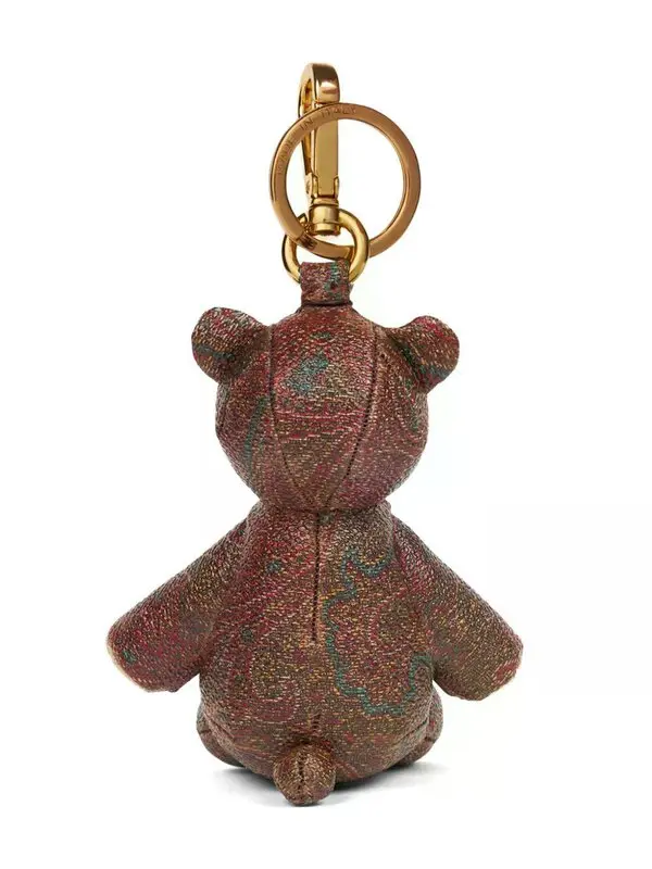 Etro Bear Charm Keychain