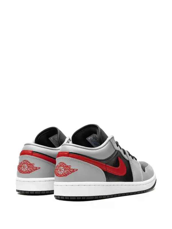 JORDAN Air 1 Cement Fire Red Sneakers - Grey