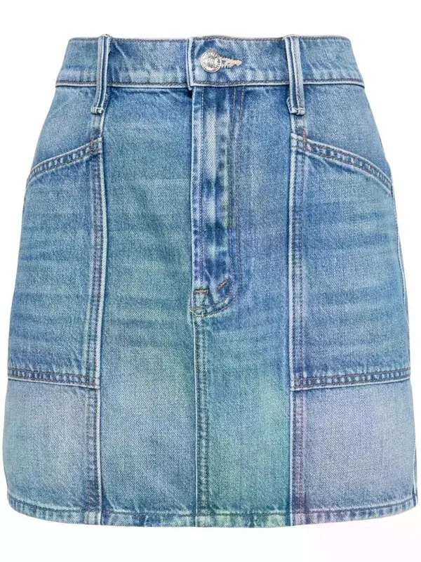 MOTHER High-rise Mini Skirt - Blue