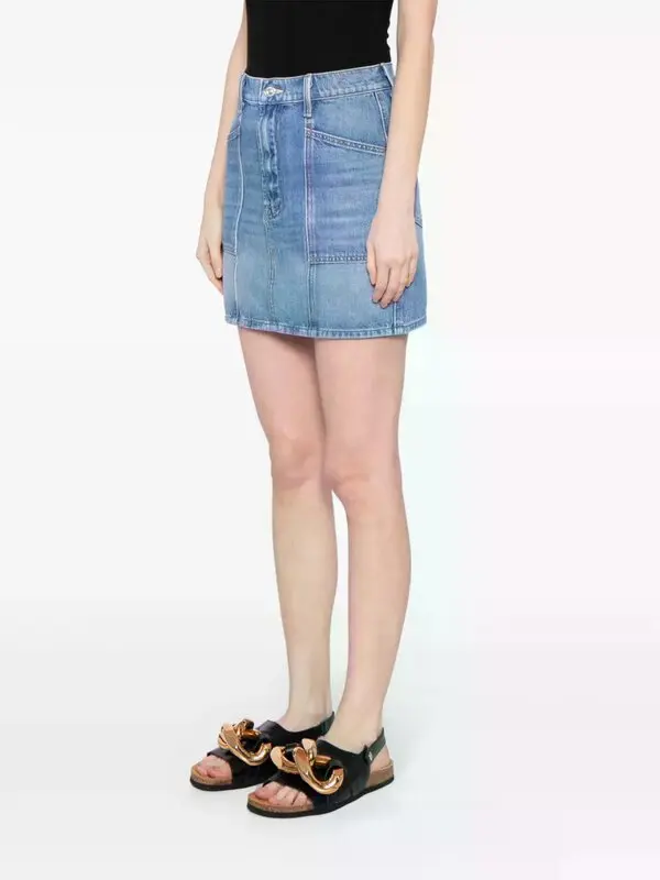 MOTHER High-rise Mini Skirt