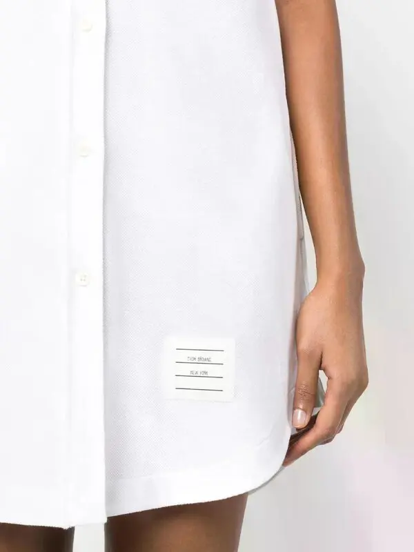 Thom Browne Sequin-embellished Cotton Shirt Dress