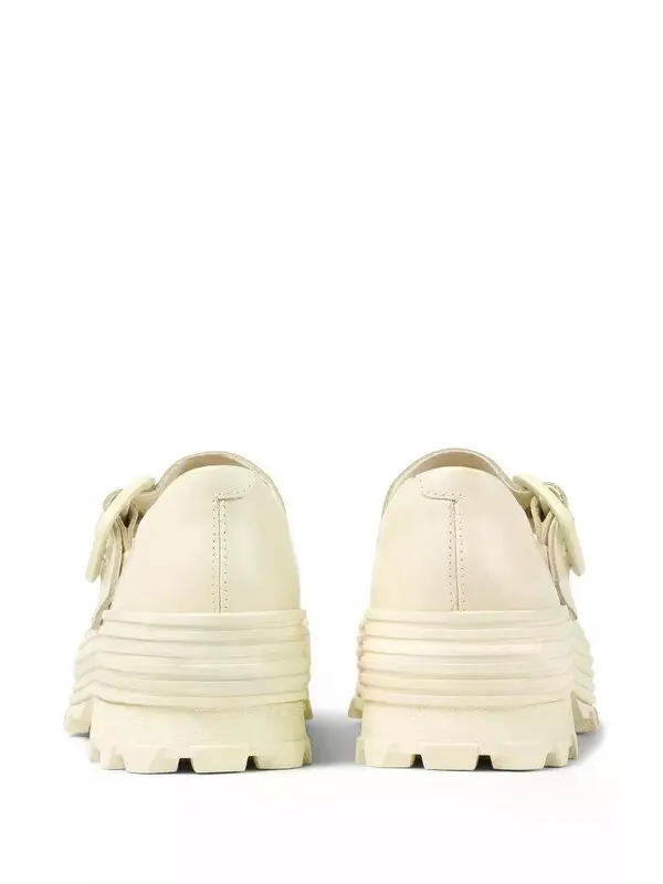 Camper Traktori Loafers With Side Buckle - Neutrals