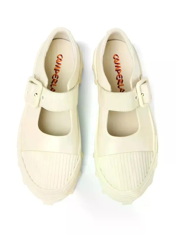 Camper Traktori Loafers With Side Buckle - Neutrals