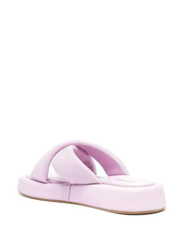 VAMSKO Pillow Leather Sandals - Purple