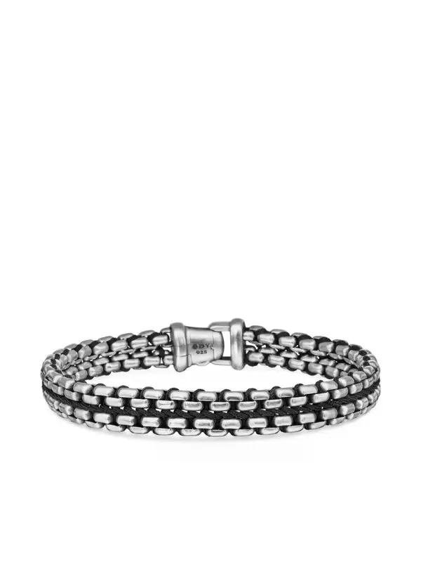 David Yurman Sterling Woven Box Chain Bracelet