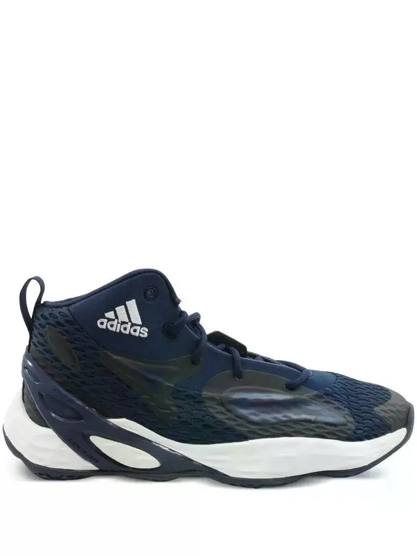 Adidas Mid Top Sneakers With Signature 3-stripes