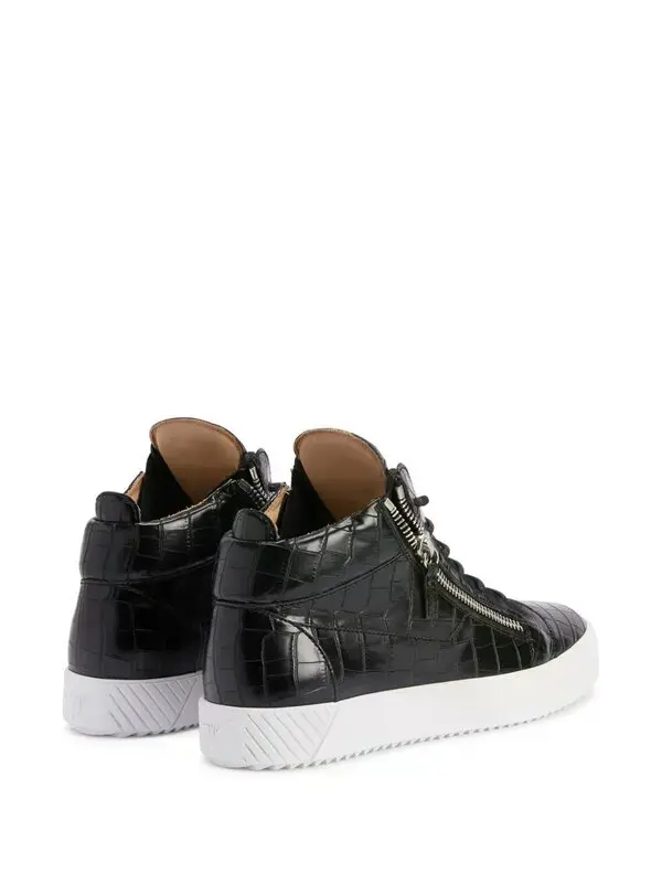 GIUSEPPE ZANOTTI Kriss Mid-top Sneakers - Black