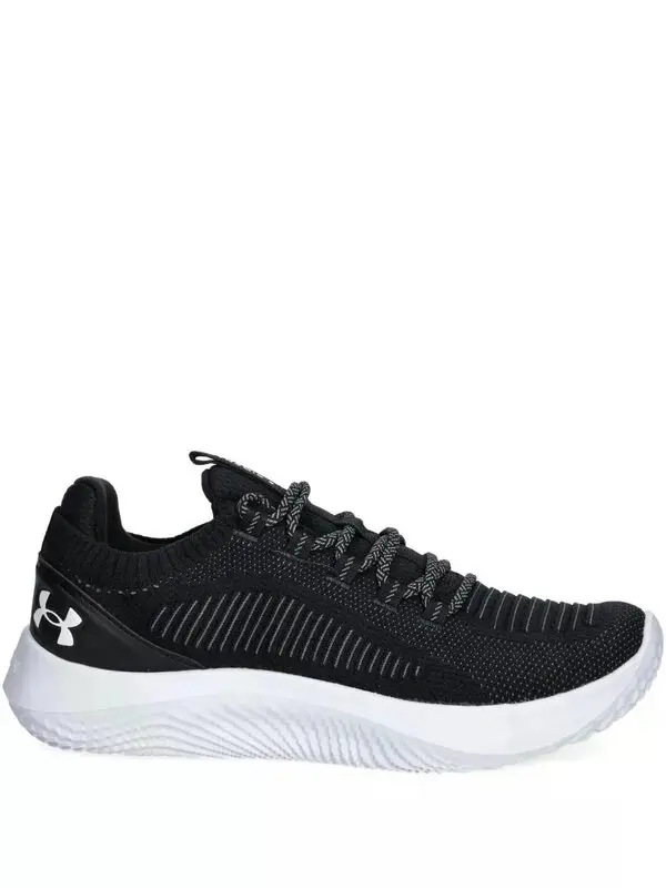 Under Armour Dynamic 2 Mesh Structured Lace-up Sneakers - Black