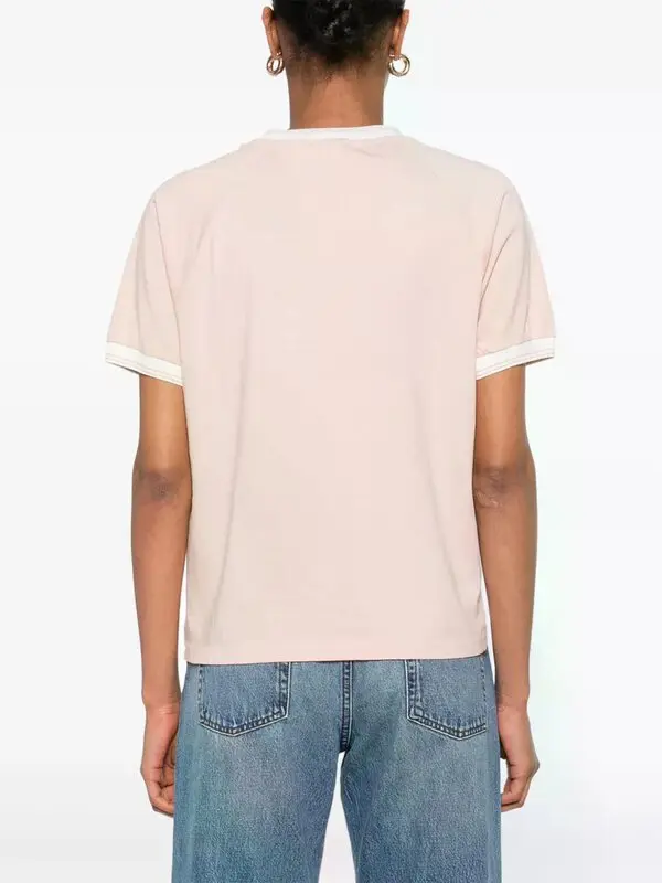 AUTRY Logo-print T-shirt - Pink