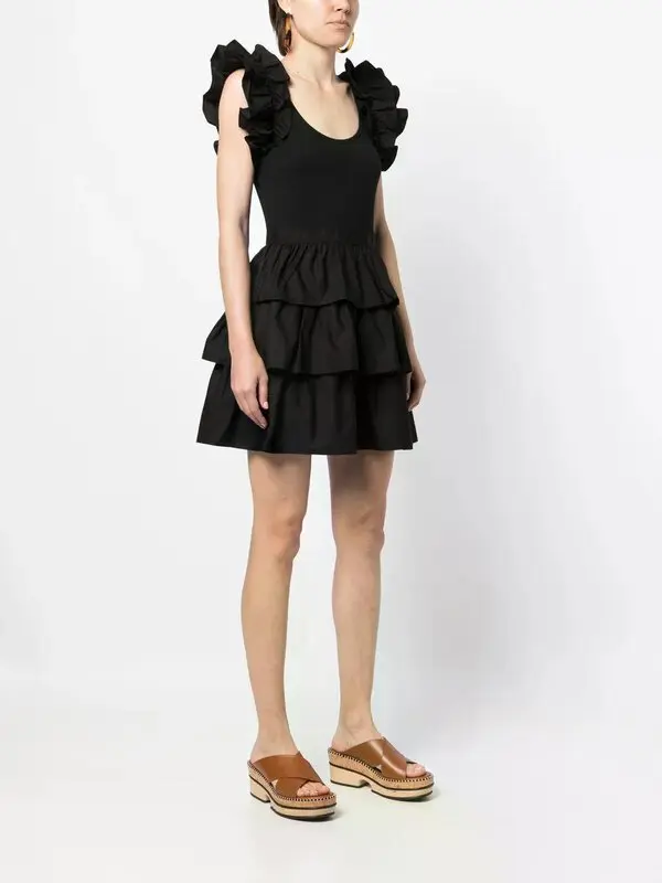 Ulla Johnson Ruffled T-shirt Dress