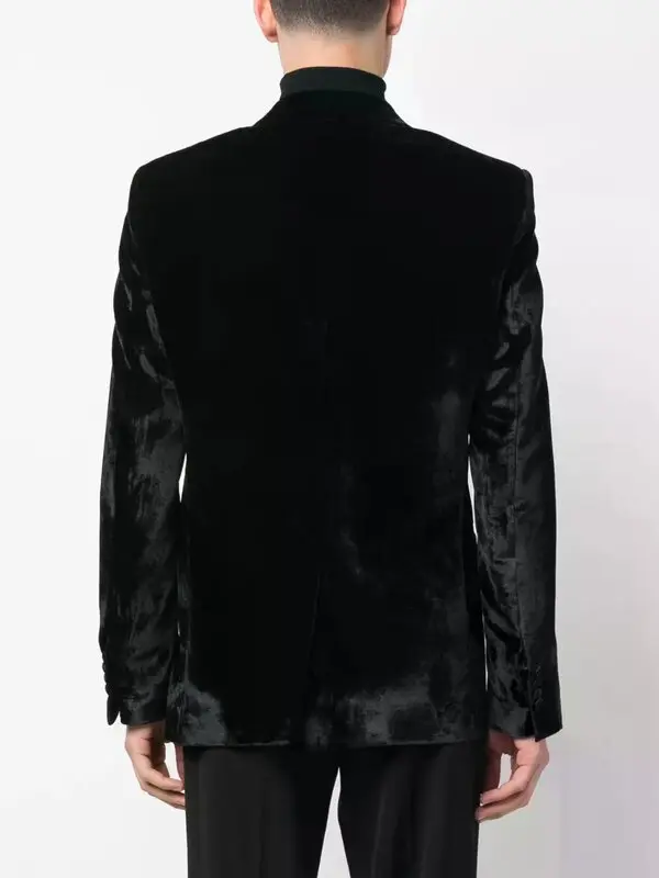 Philipp Plein Single-breasted Velvet Blazer