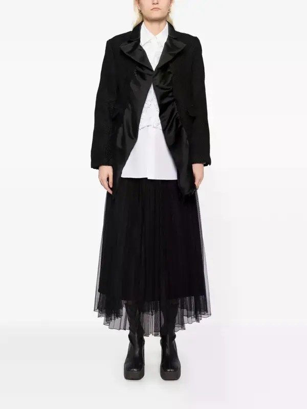 Comme Des Garçons Fringed-edge Blazer