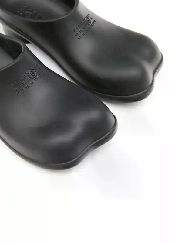 MAISON MARGIELA Anatomic Numbers Motif Slip-on Slippers