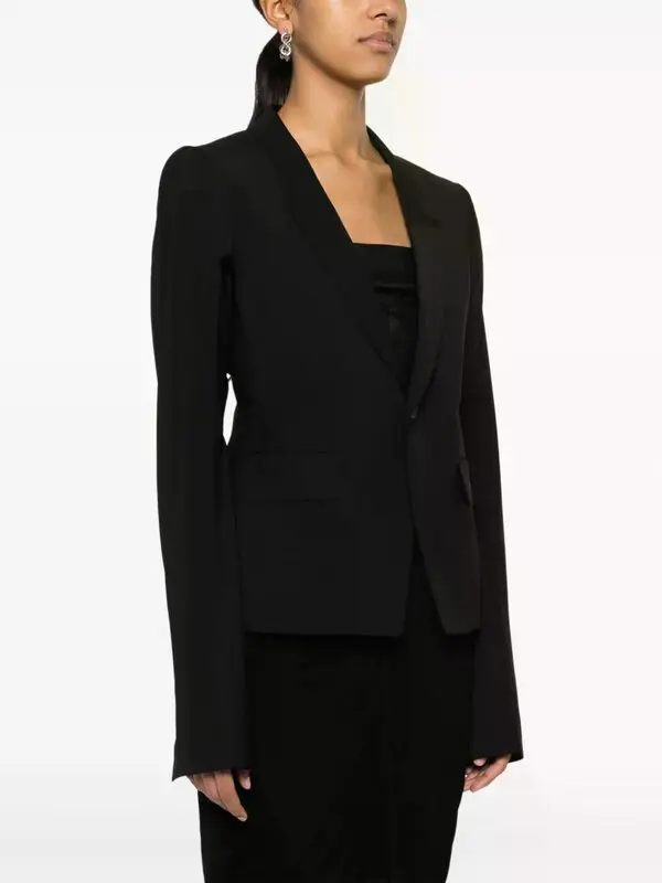 Rick Owens Wool Single-breasted Blazer