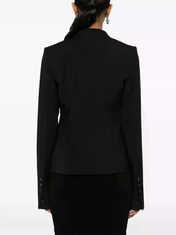 Rick Owens Wool Single-breasted Blazer